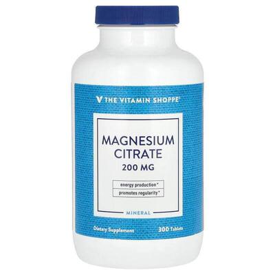 The Vitamin Shoppe,Magnesium Citrate, 200 mg, 300 Tablets