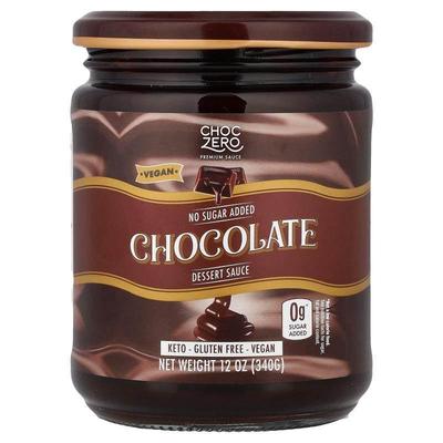ChocZero,Dessert Sauce, Chocolate, 12 oz (340 g)