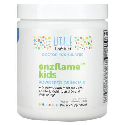 Little DaVinci,Enzflame Kids, Powdered Drink Mix