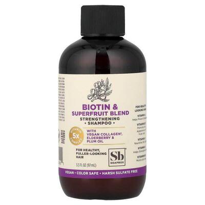 Soapbox,Strengthening Shampoo, Biotin &amp;amp; Superfru