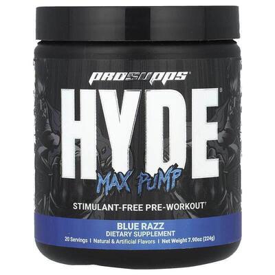 ProSpps,Hyde, Max Pump, Blue Razz, 7.9 oz (224 g)