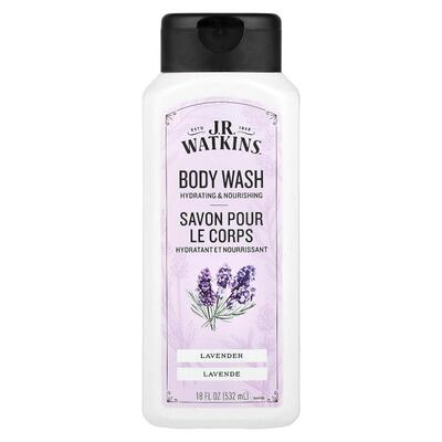 J R Watkins,Body Wash, Lavender, 18 fl oz (532 ml)