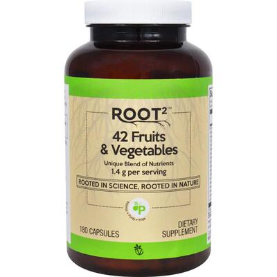 Vitacost,42 Fruits & Vegetables‡, 1.4 g per serving, 180 Cap