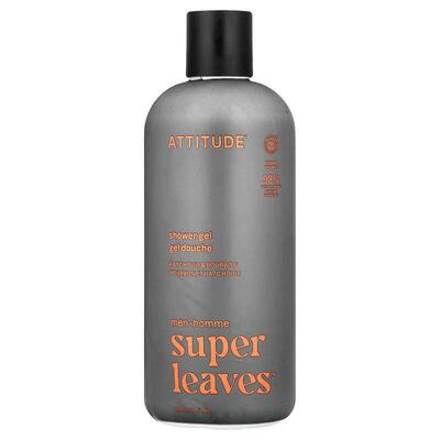 爱的态度,Super Leaves™, Shower Gel, For Men, Patchouli &