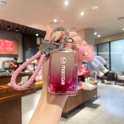 马自达3昂克赛拉钥匙套cx50阿特兹cx5汽车cx4壳cxR30女2023款壳扣