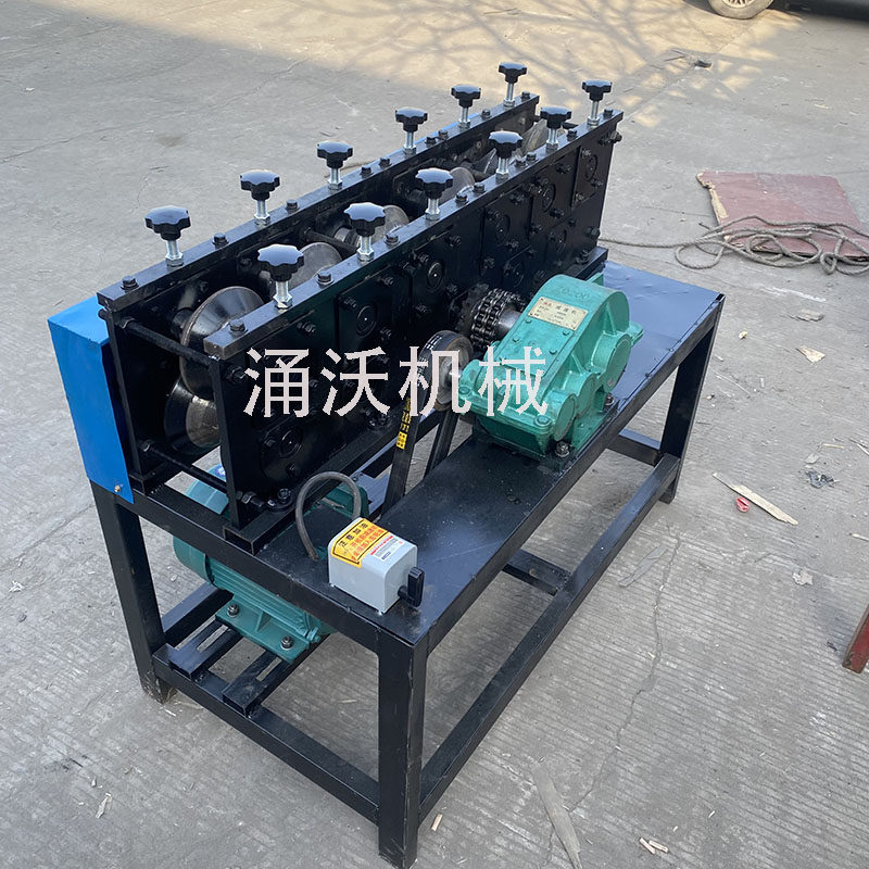 全自动角钢角铁调直机 扁钢槽钢调直矫正直管机 压W轮式方管调直