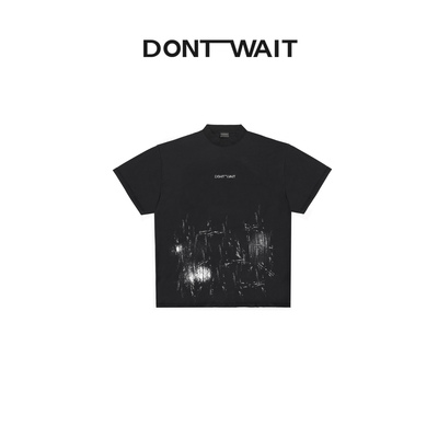 DONTWAIT艺术系列情侣短袖T恤