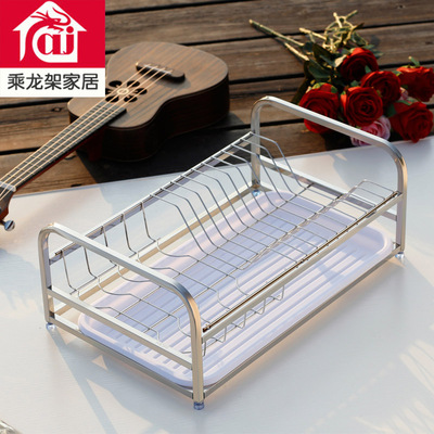 304不锈钢碗h碟置物架厨房碗盘沥水架家用台面盘子饭碗用品收纳架