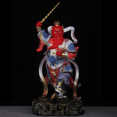 王灵官神像树脂王天君火神菩萨都天大灵官像供奉工艺品