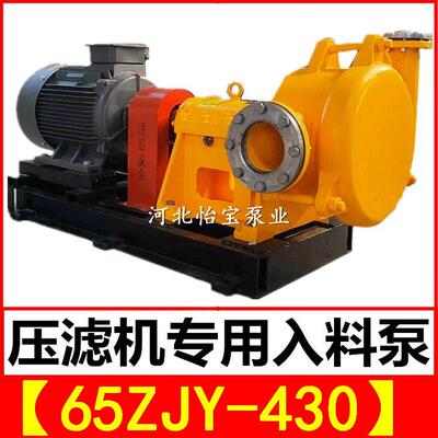 65ZJY-430型压滤机渣浆泵洗煤选矿厂尾矿单壳泵压滤机入料泵