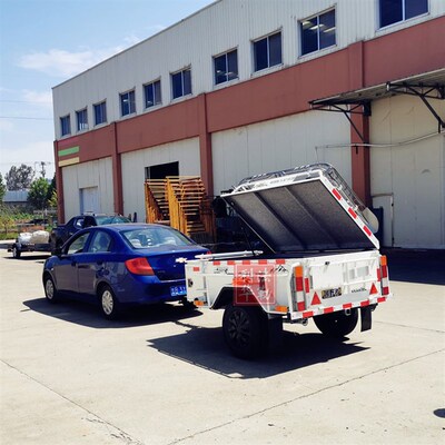 拖挂式露营房车改装越野小拖车家用自驾J游帐篷式旅居拖挂车可上