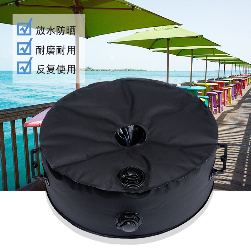 遮阳伞压重底座注k水雨篷车篷广告篷固定沙袋防风配重神器水袋加