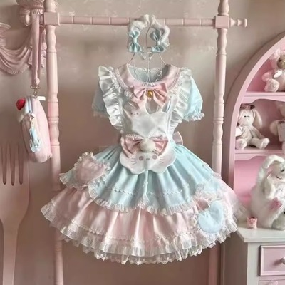 甜茶少女lolita甜茶喵可爱小猫