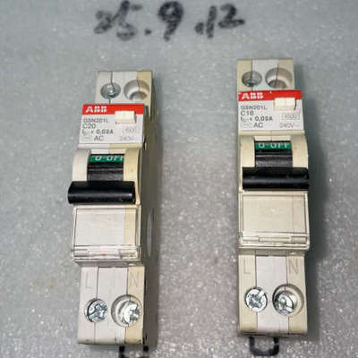 议价进口ABB漏电保护器，型号：GSN201L，7个，其中C16