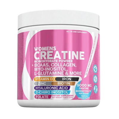 女性肌酸粉Creatine Monohydrate现货速发TK亚马逊热销源头厂直销