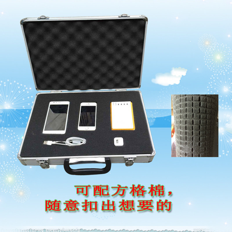 工具箱 证件收纳箱k 铝合金 公文箱 五金公章收纳盒 展示箱 手提
