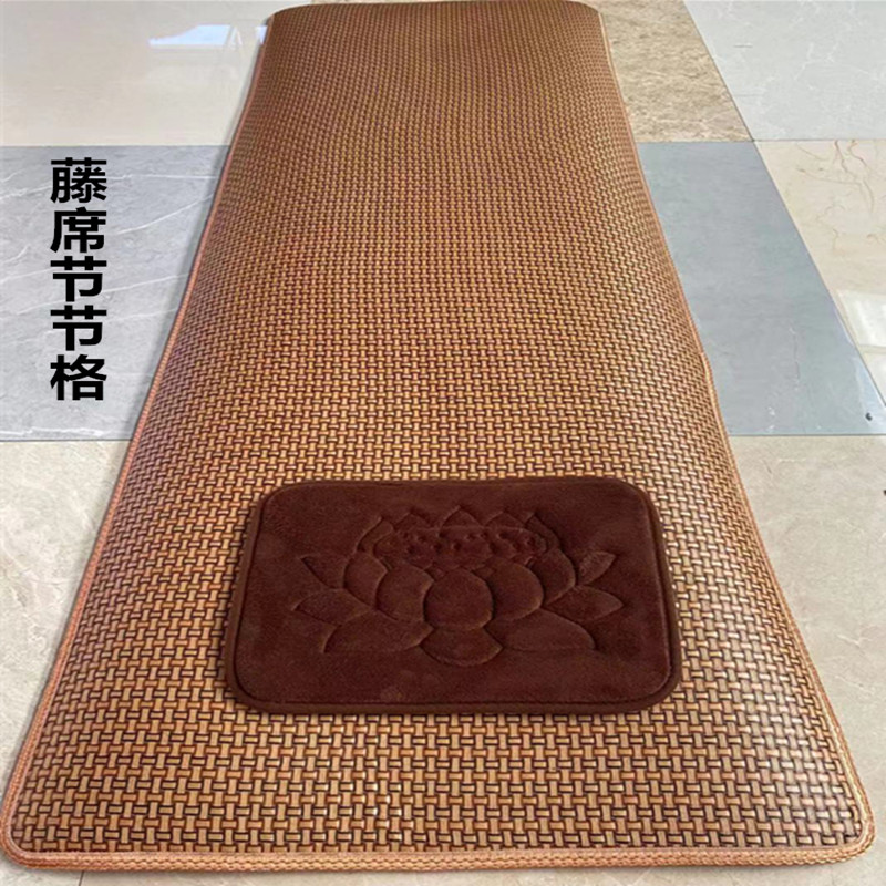 四季款顺滑拜垫大头滑q垫家用冥想垫长头垫专用垫夏季可水洗