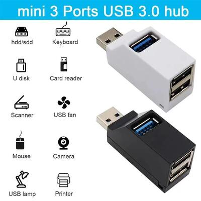 现货 3.0 Extender Car Splitter MIulti Port  Hubs 2.0