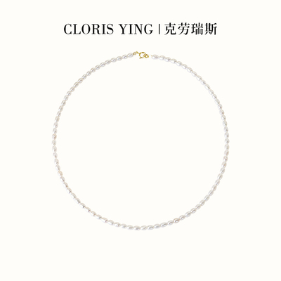 米型淡水珍珠项链天然淡水串珠