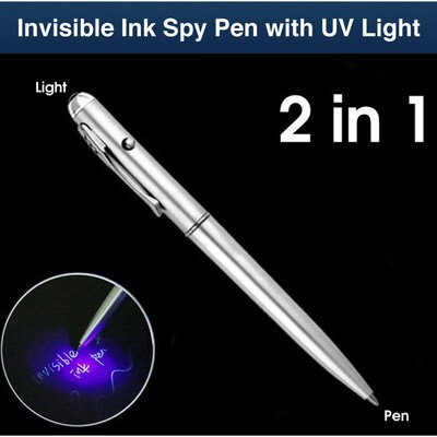 好货Funny Pen 2 in1 Invisible Ink Magic Security Handwriting