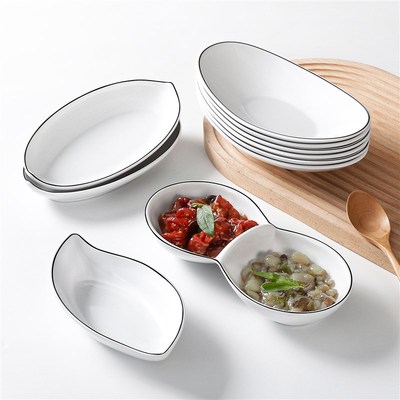 祥源美密胺餐具盘子商用小吃碟冷菜小蝶凉菜盘冷盘小碟子菜碟菜盘