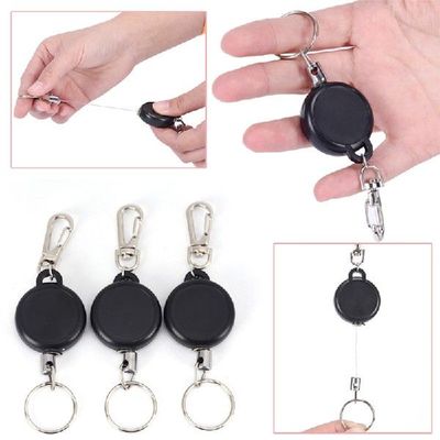 60cm Outdoor Badge Reel Retractable Keychain Recoil Yoyo