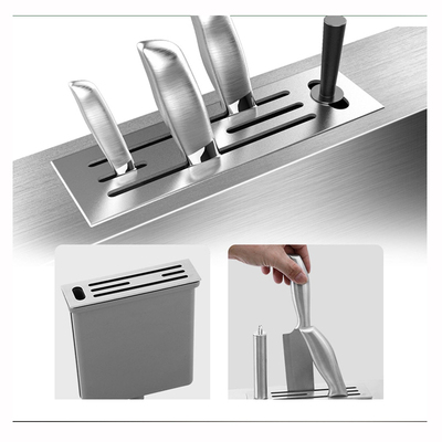 USU304不锈钢手工大单盆水槽厨房洗碗池家用大单槽加厚台下洗菜盆