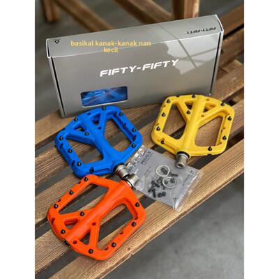 自行车山地车FIFTY-FIFTY5050超轻轴承DH脚踏板通用踏板山地脚踏