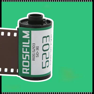 135规格胶卷5203覆古相机除碳电影胶卷彩色专业老式一次性胶片菲