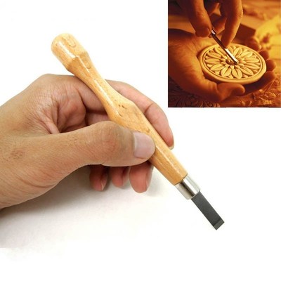 Steel Solid Zelkova Woodcut knife scorper Engraving Carving