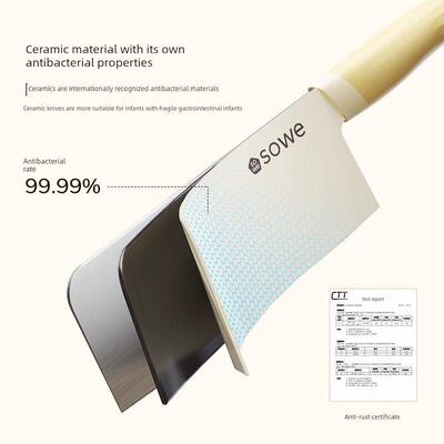 Sowe素食辅食刀套装厨刀家用组合不锈钢厨刀切菜板婴儿专用