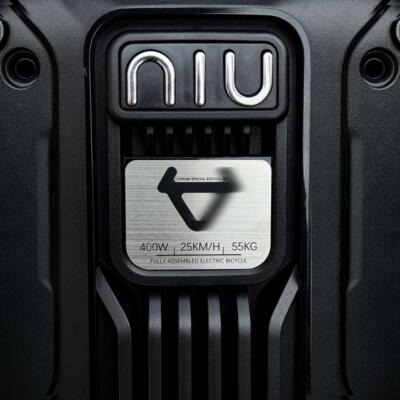 小牛电动车NXT车贴不锈钢铭牌配件装饰贴ub/u2改装车标车头点缀