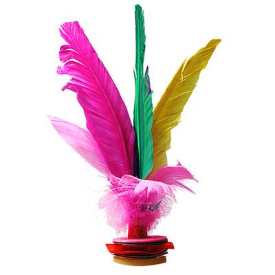 1Pc Colorful Chinese Jianzi Feather Kicking Shuttlecocks Foo