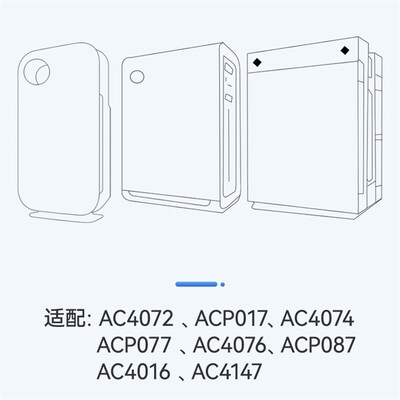 适配FY3107空气净化器AC4076/18/4074/4072/4016滤网4147过滤芯