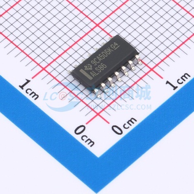 逻辑门 SN74ALS86DR SOIC-14 TI/德州 电子元器件配单原装正品