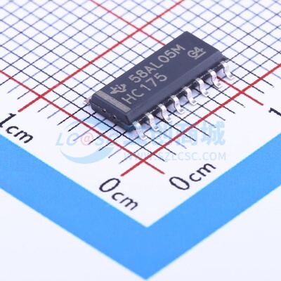 触发器 SN74HC175DR SOIC-16 TI/德州 电子元器件配单原装正品