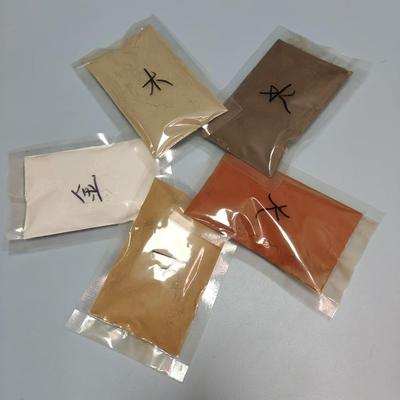 五色土金木水火土神州五方土堪舆布局五方土祭奠住宅厨房摆件