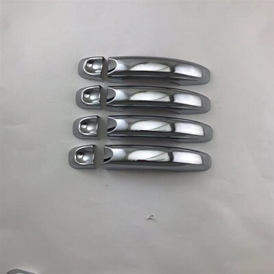 适用于大b众Amarok 门碗拉手贴改装专用门把手保护装饰亮条烤漆黑