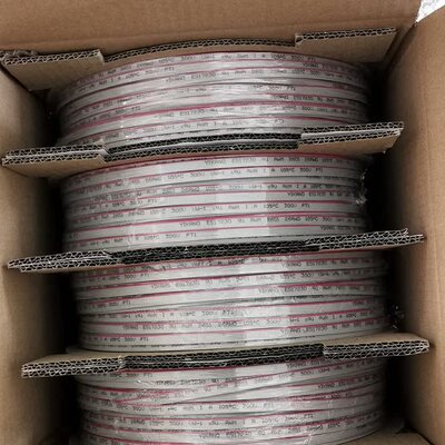 UL2651红边灰排线  1.27间距 26AWG 7/0.16TS正标  P位齐全