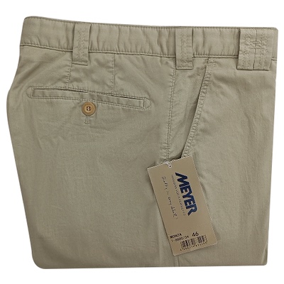 【超薄宽松】德国MEYER迈雅男夏季薄款裤子高腰直筒18800-MONZA