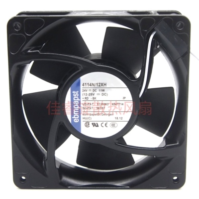 德国ebmpapst 4114NHH/NHHR/NH3/4/5/6 4114N/2XH/12MR 散热风扇