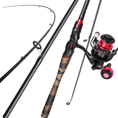 好货Sougayilang Spinning Fishing Rod Combo 2.1m Carbon Fiber