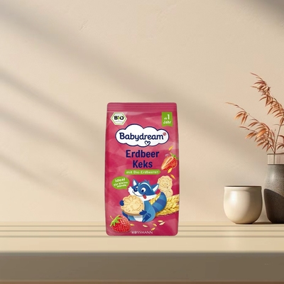 「全场300包邮」德国发货babydream宝宝8个月/1岁+有机小饼干125g