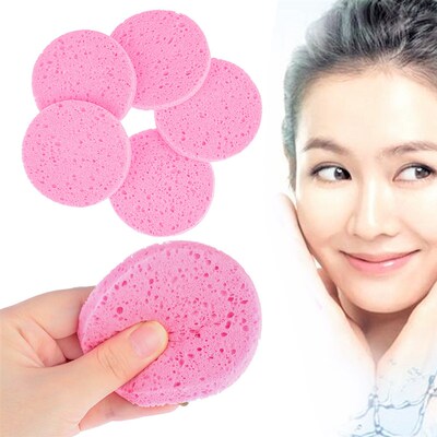 极速5 Pcs/Pack 3 Sizes Facial Cleaner Face Wash Pad Compress