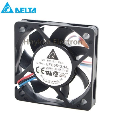 Delta EFB0512HA EFB0512HHA 5010 DC 12V 0.20A 0.15A 3-pin or