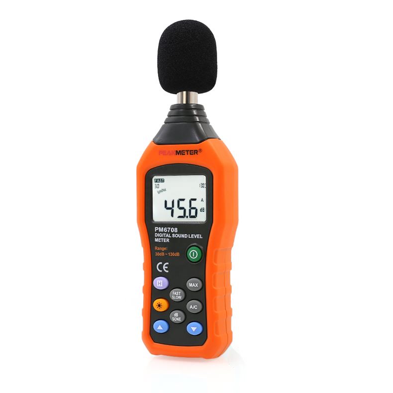 好货PM6708高精度数字声级计噪音计专业级手持式分贝仪噪声检测仪