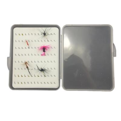 好货Triangular Foam Fly Fishing Hook Bait Fishing Tackle Box