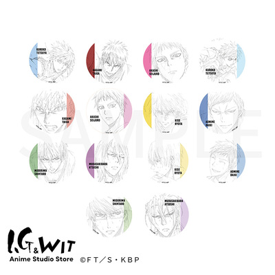 [整盒3.5折] I.G WIT 黑子的篮球原画马口铁徽章盲盒动漫周边谷子