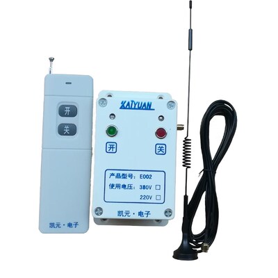 凯元 380V无线遥控开关 三相电机水泵控制器 带手控 带断相等保护