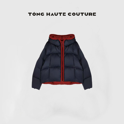 25年新国标95白鹅绒拼接时尚设计师款鹅绒服 YW595